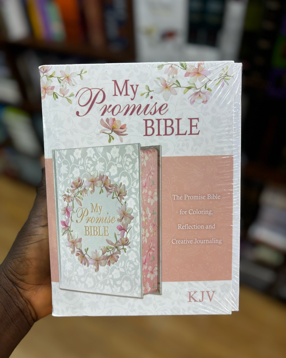 KJV My Promise Bible Coloring And Creative Journaling Bible - Flower ...