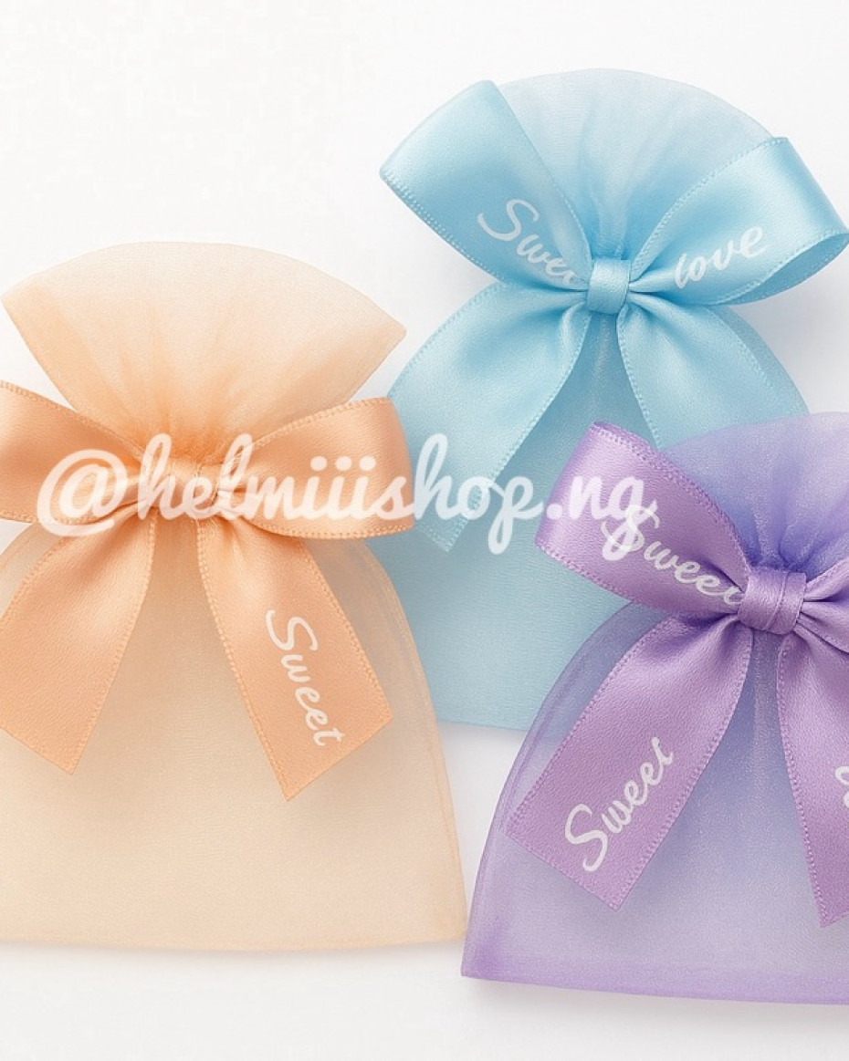 BOW DRAWSTRING BAG | HELMIIISHOP NG. BOSS UP YA LIFE