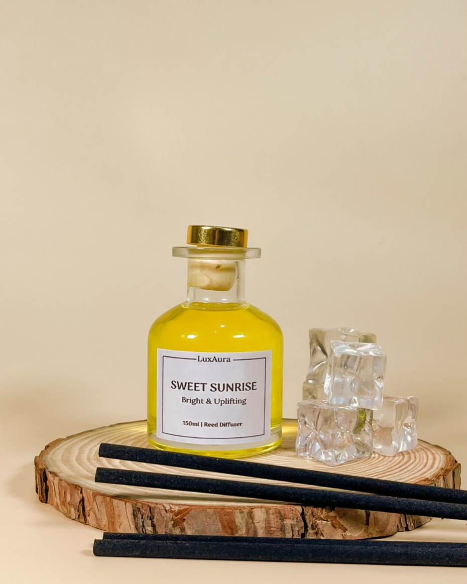 Sweet Sunrise Reed Diffuser | LuxAura. Your Space Deserves To Smell As ...