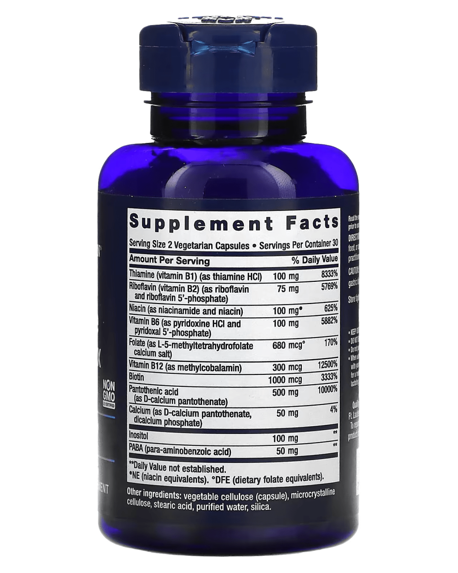 LIFE EXTENSION BioActive Complete B-Complex - 60 Capsules | VITYMINS ...