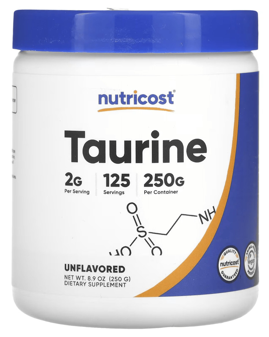NUTRICOST Taurine Powder - For Nervous System, Heart & Brain Health | VITYMINS.com. Your ...