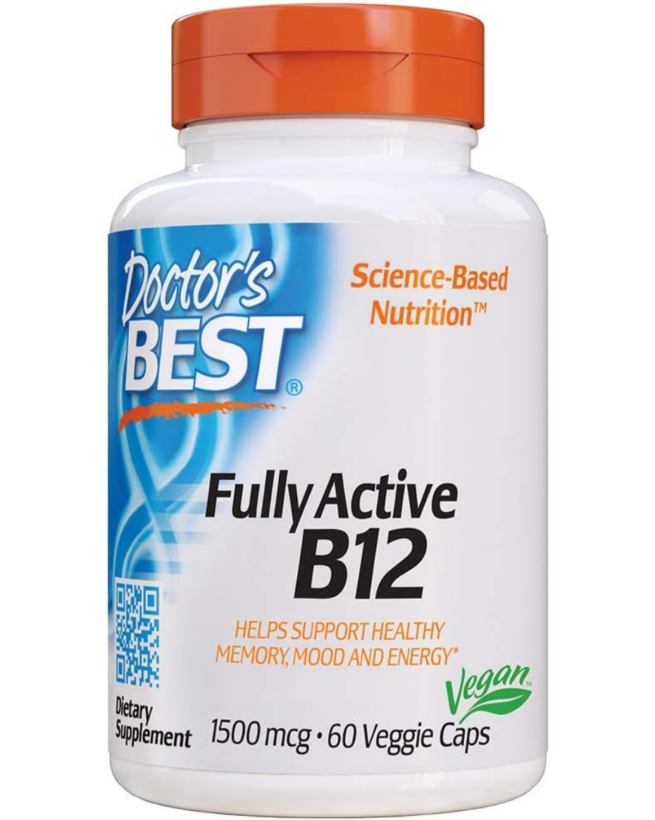 Doctors Best Vitamin B12 Methylcobalamin 1500mcg 0839