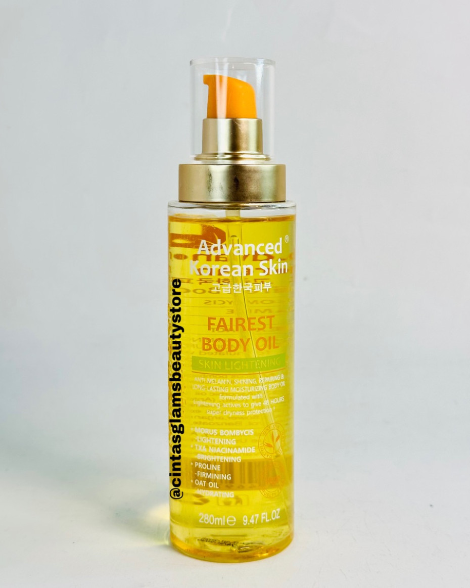 Advanced Korean Skin Fairest Body Oil For Skin Lightening ...