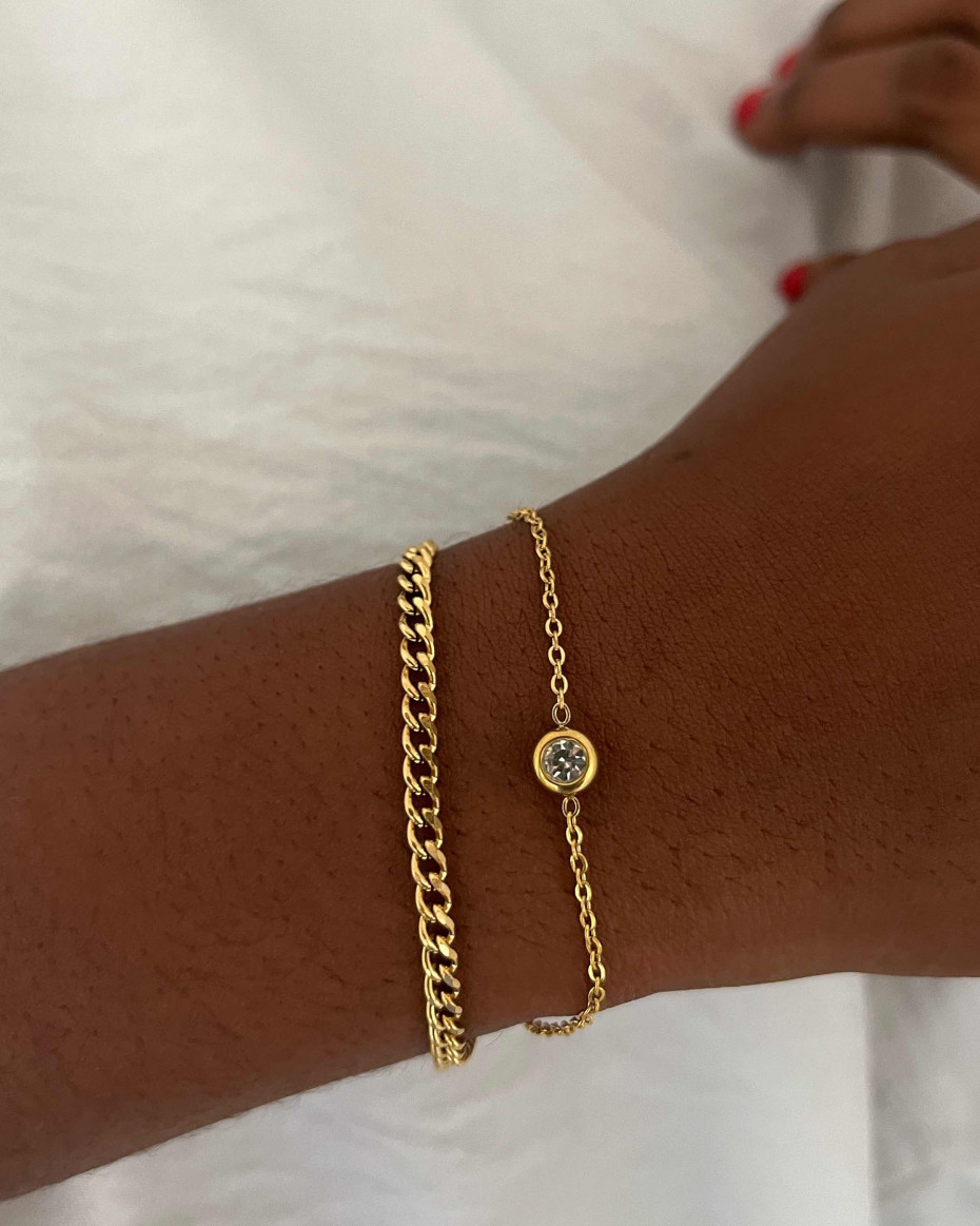 Mid Cuban Chain Bracelet | TMAVIK. Luxury made affordable -- Powered by Bumpa!