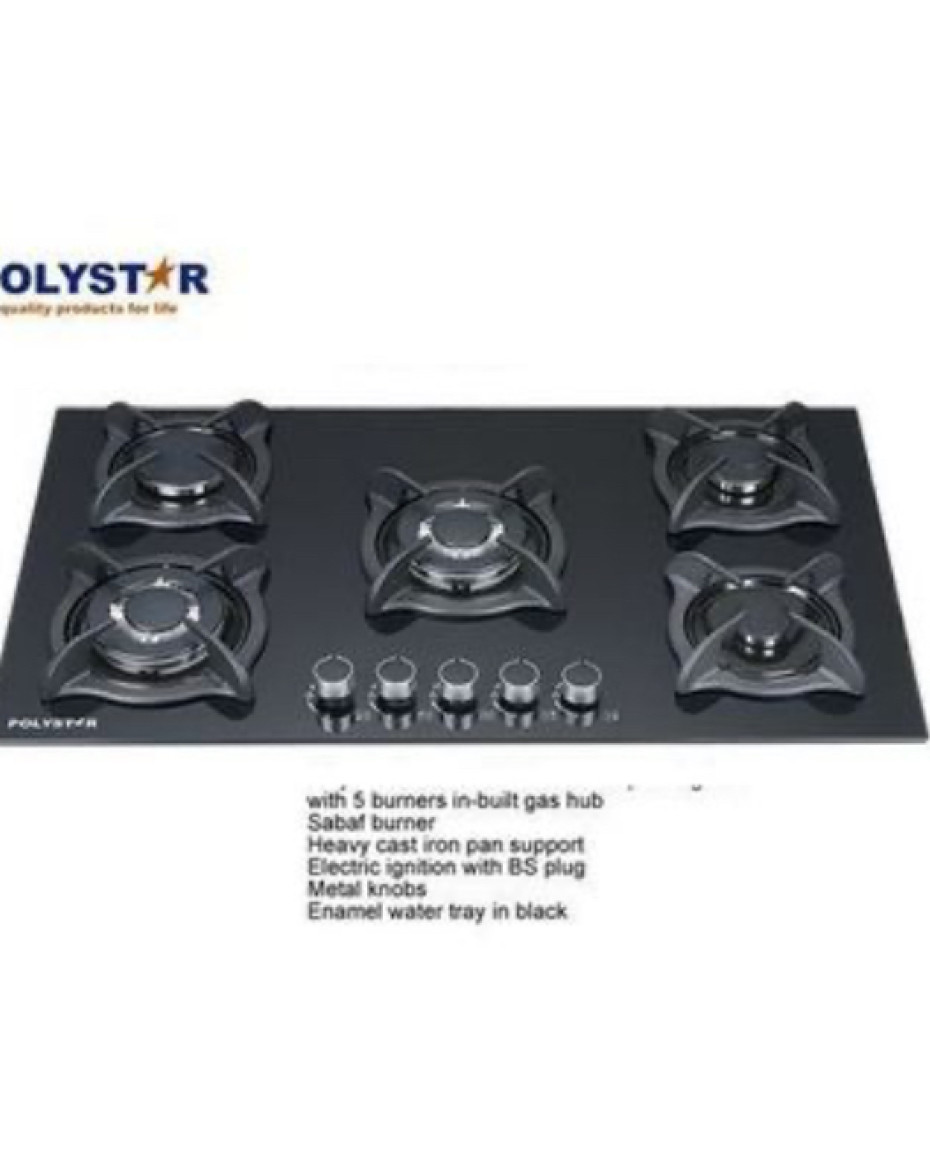 POLYSTAR 7MM 5 GAS BURNER TEMPERED GAS HUB – PV-B8705AGPS ...