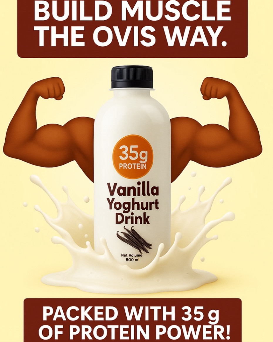 500mls Vanilla Yoghurt Drink | Ovis yoghurt. Ovis Yoghurt