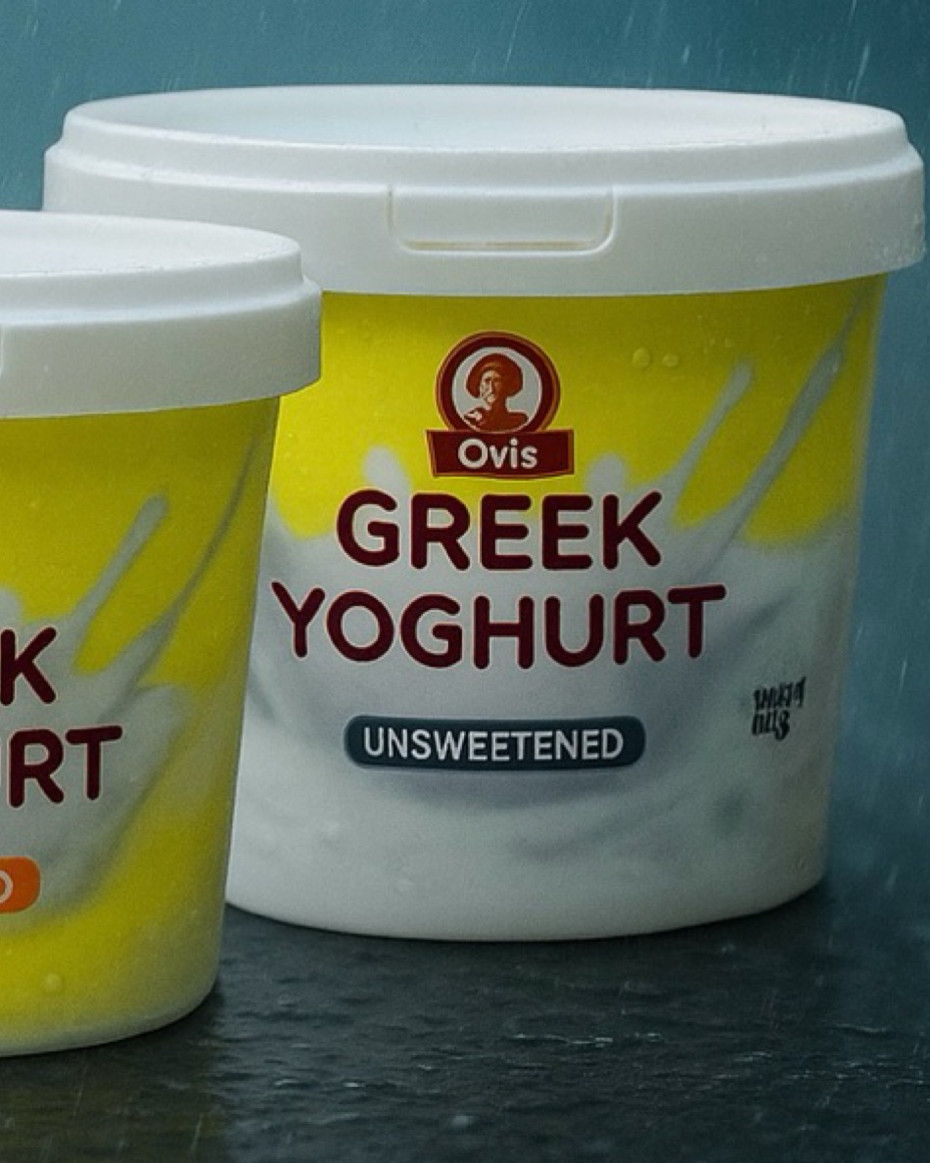 500mls Unsweetened Greek Yogurt | Ovis yoghurt. Ovis Yoghurt