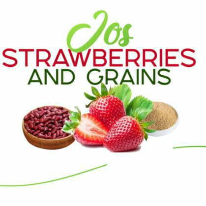 Jos Strawberries And Grains. Eat fresh, eat healthy, eat your colours...