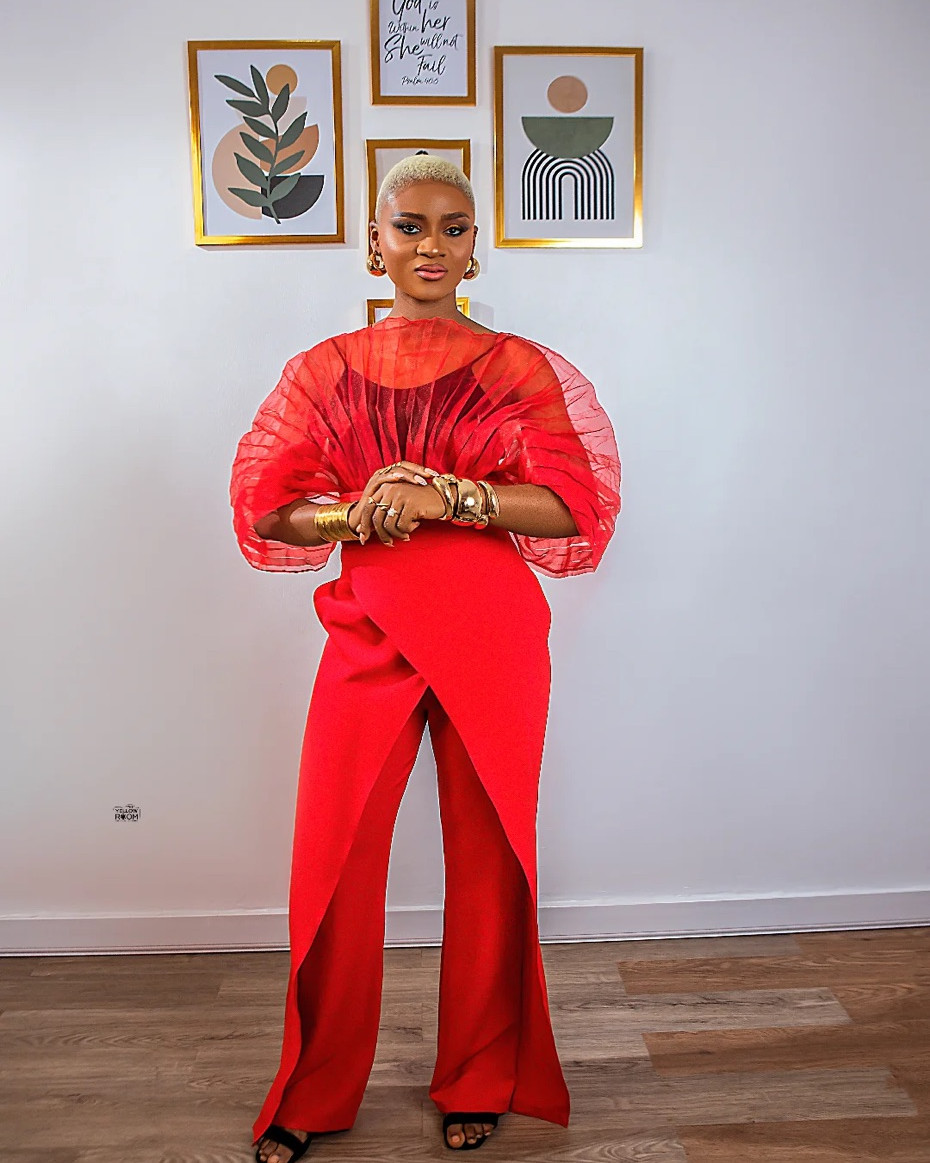 Clear body suit flute top and stylish pant luxury set | Ebettz Fashion ...