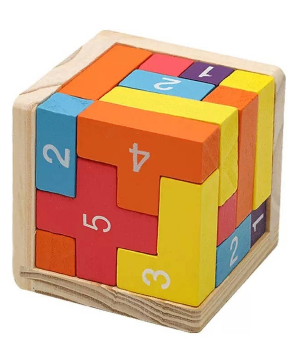 Wooden Brain Teaser Cube | Relitz Signature. Never stop having fun..
